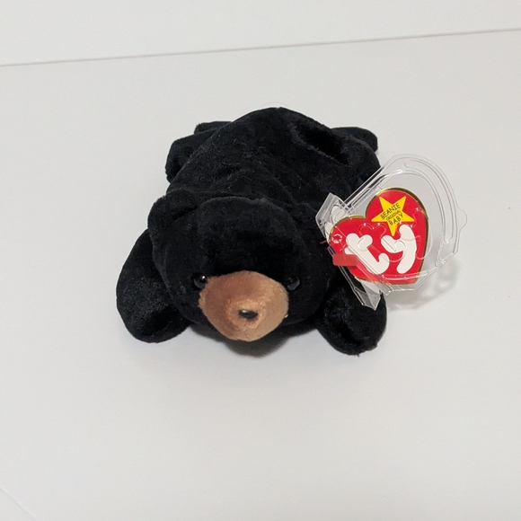 Ty | Toys | Blackie Ty Black Bear Stuffed Animal | Poshmark